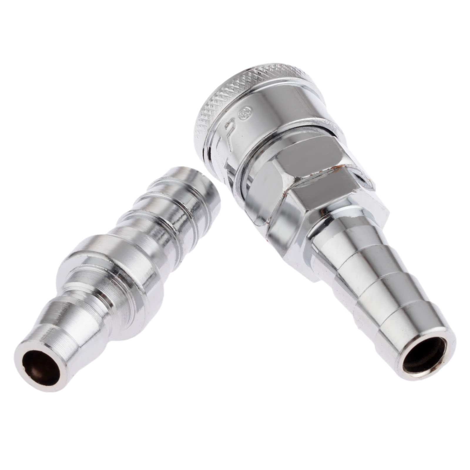 2Pcs Air Line Hose Fittings Coupler Connector 12mm For Compressor Quick ...